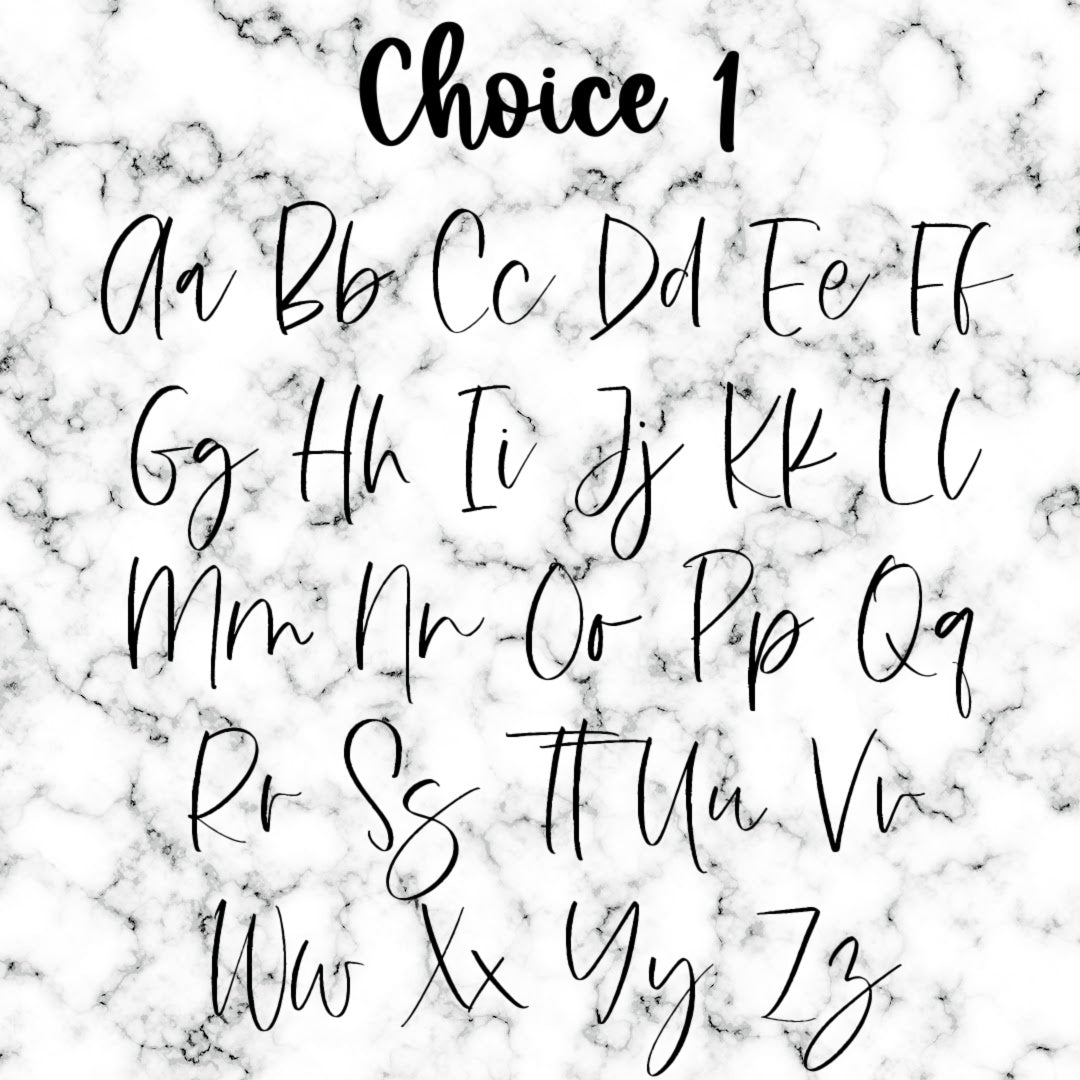 Fonts – Plannahannah