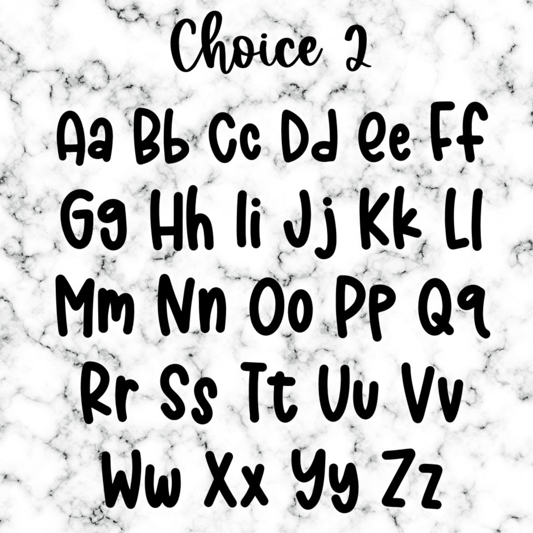 Fonts – Plannahannah