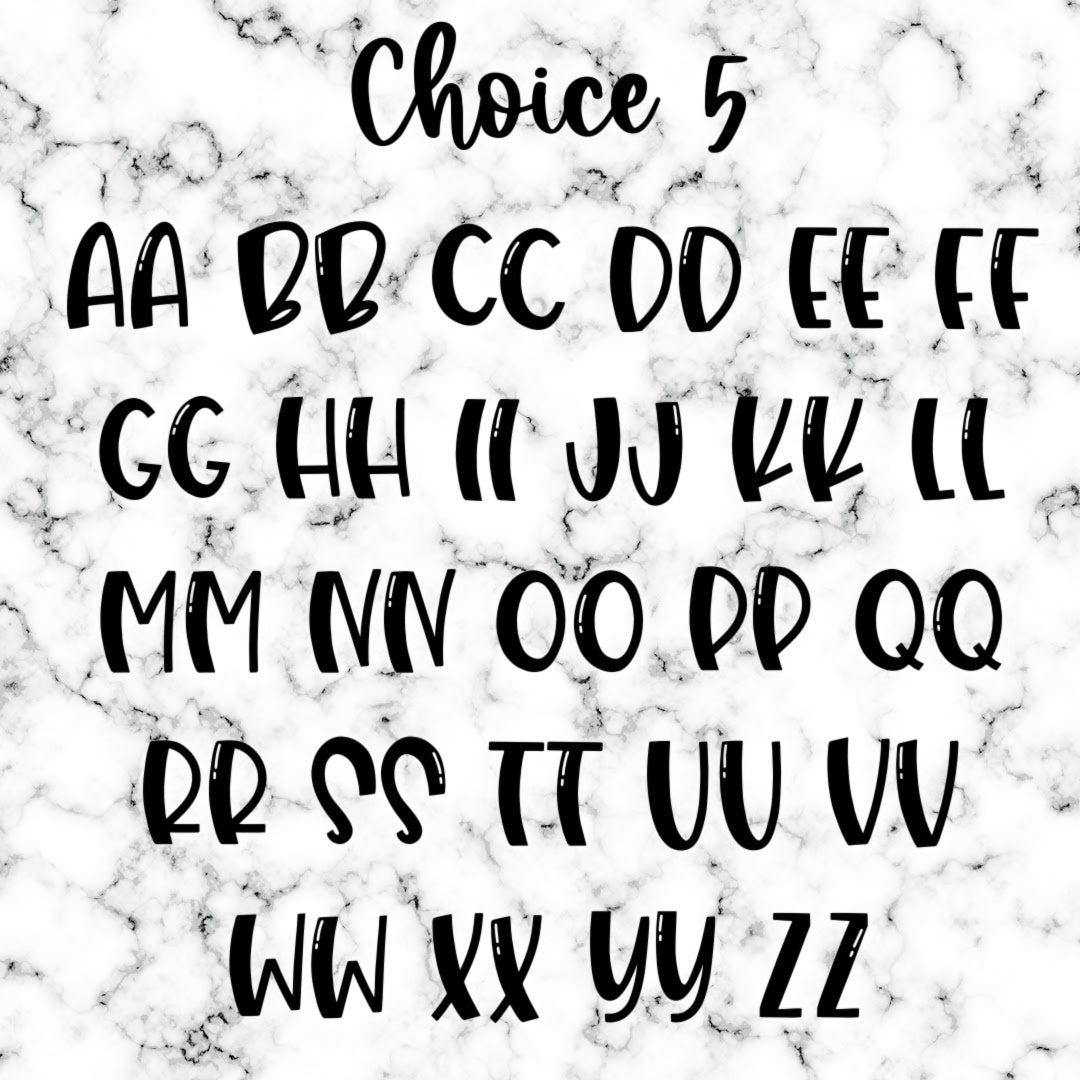 Fonts – Plannahannah