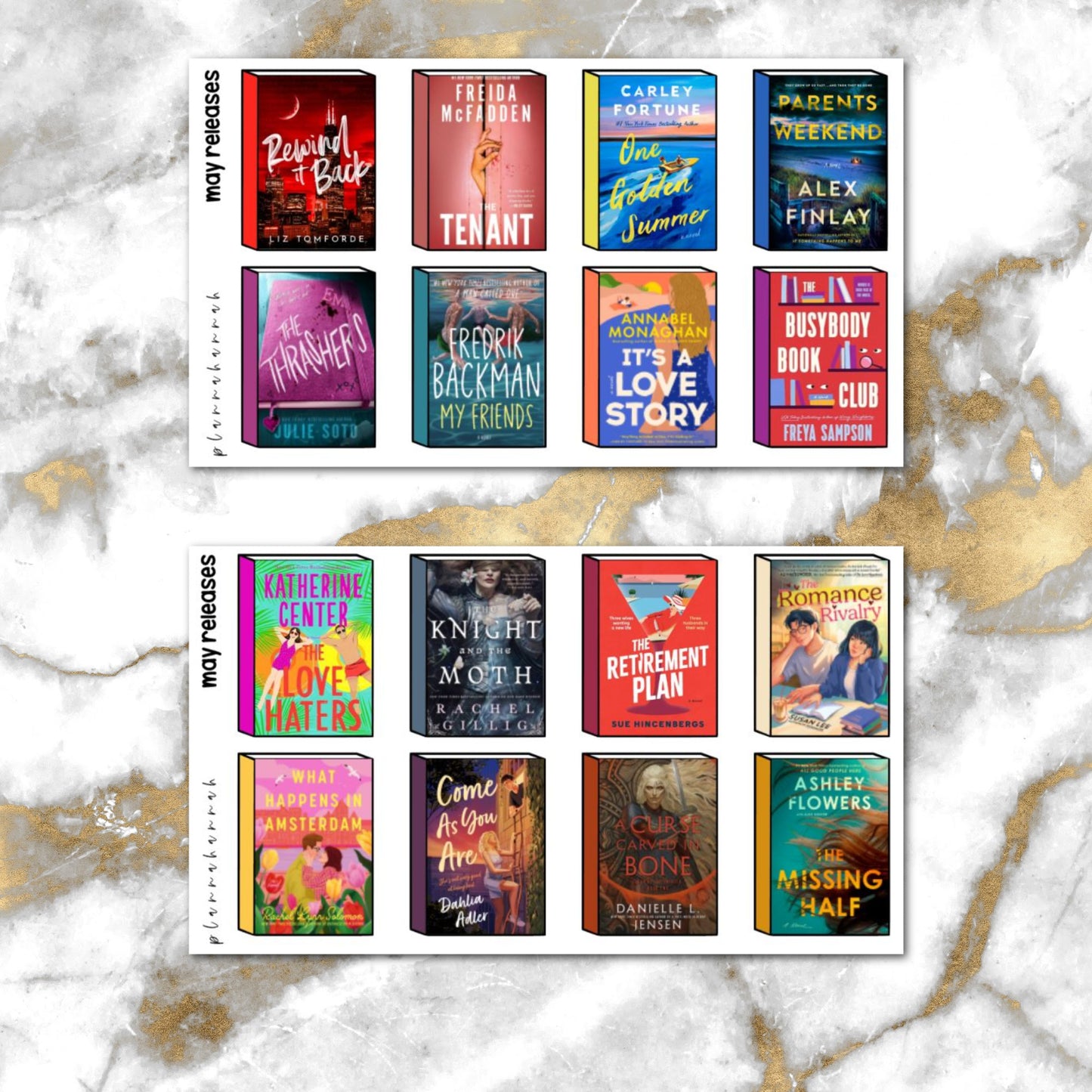 May 2025 Monthly Journaling Bundle | Foiled Sticker Bundle – Plannahannah