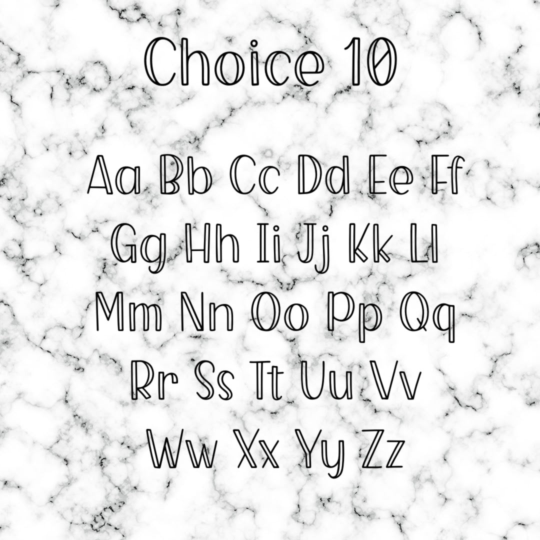 Fonts – Plannahannah