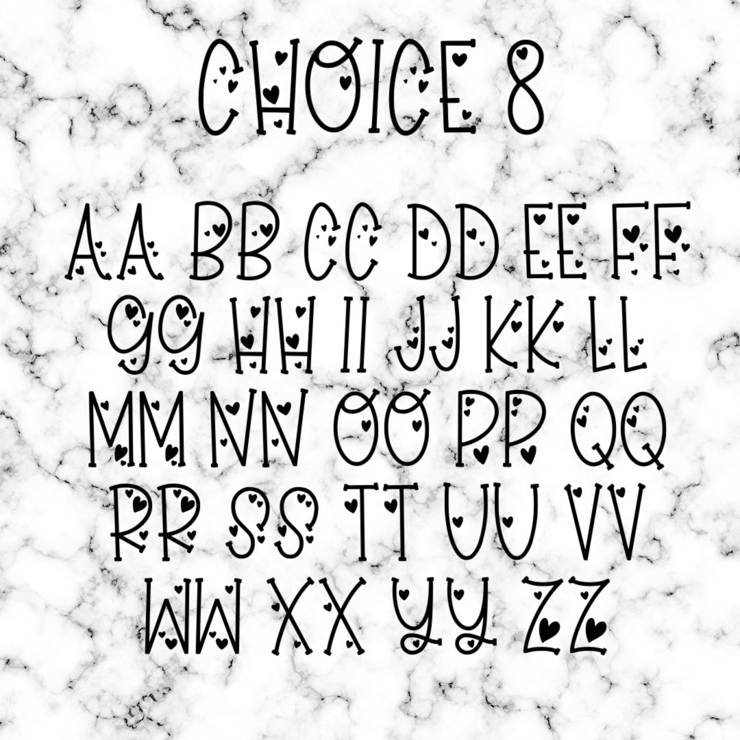 Fonts – Plannahannah