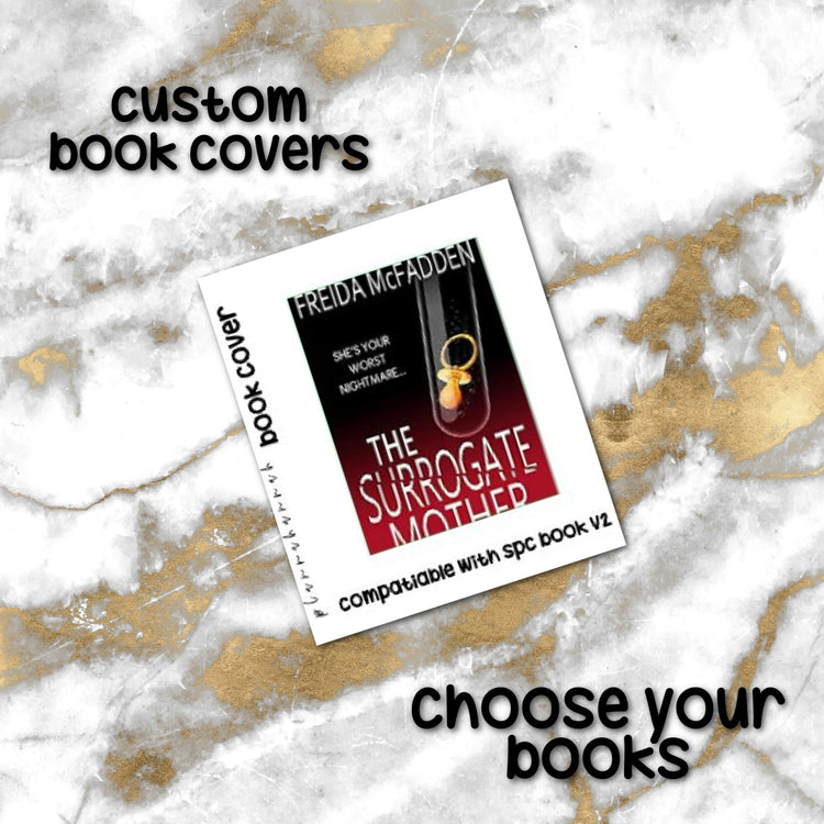 Single Book Cover | Custom Book Journal Sticker – Plannahannah