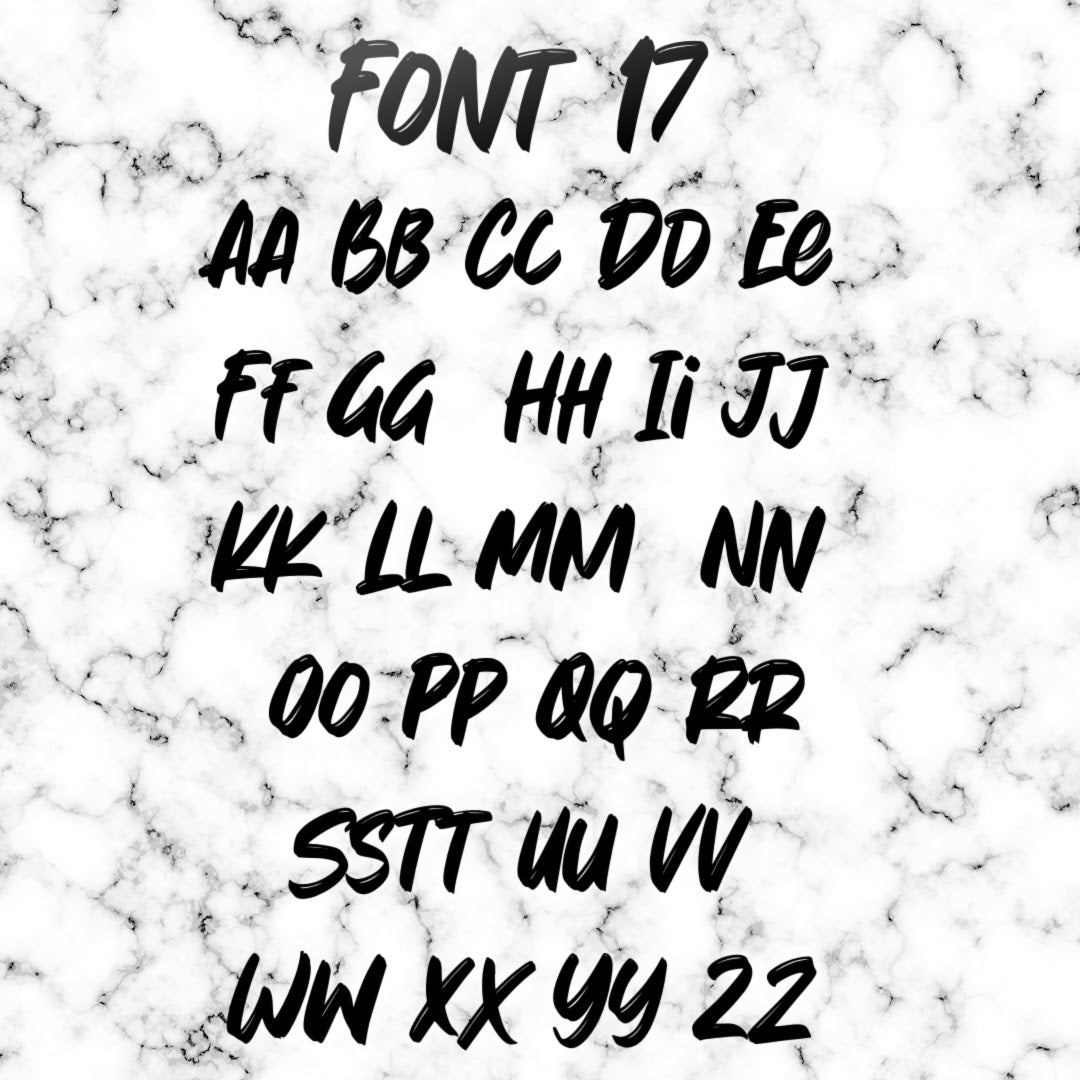 Fonts – Plannahannah