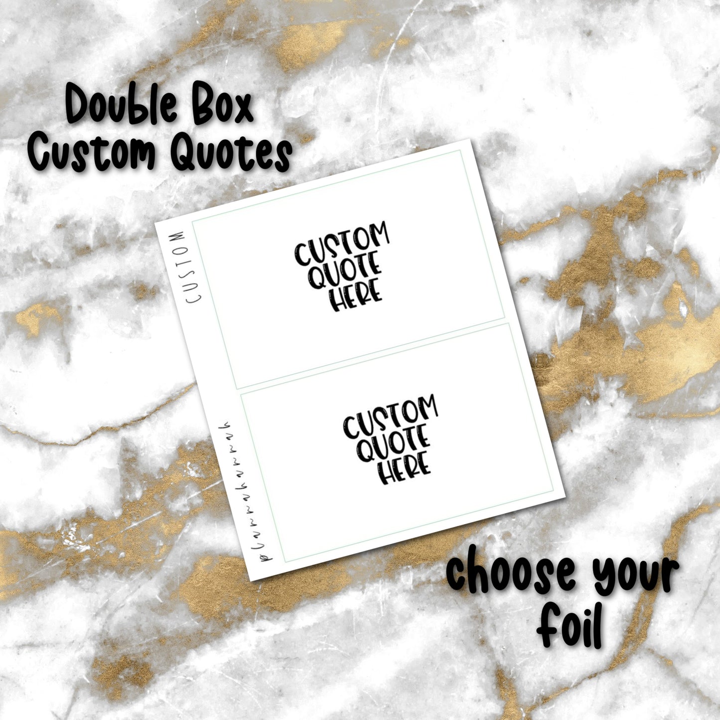 Customs – Plannahannah