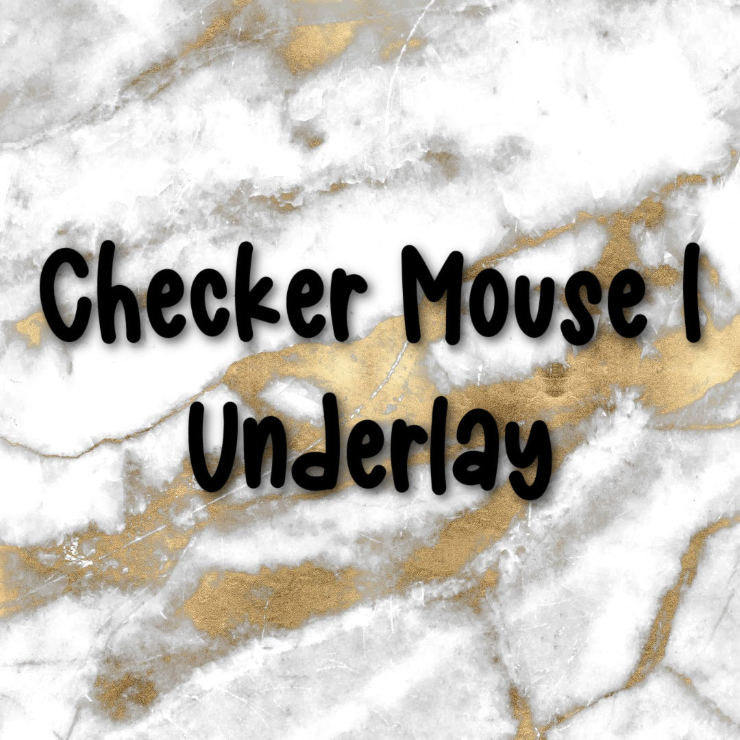 Checker Mouse 1 | Foiled Fandom Underlay – Plannahannah